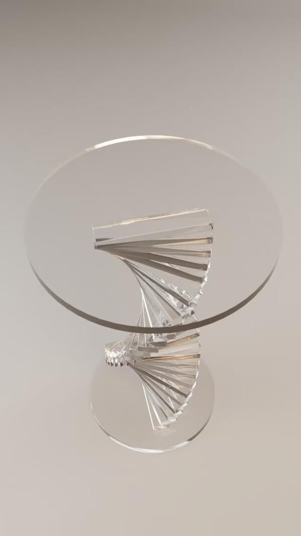 Clear Acrylic Waterfall Table – Horoof Homes