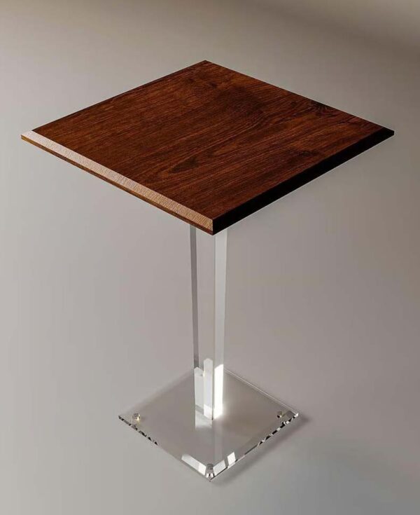 Modern Wood & Plexi Table – Horoof Homes